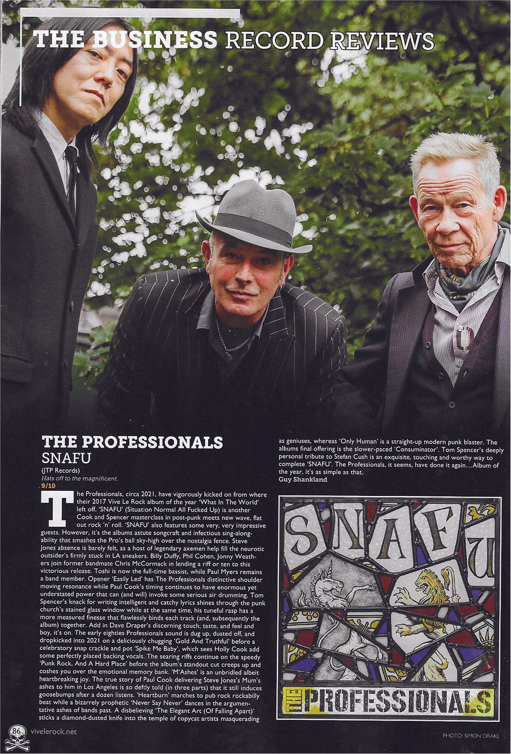 The Professionals Band - 'SNAFU'