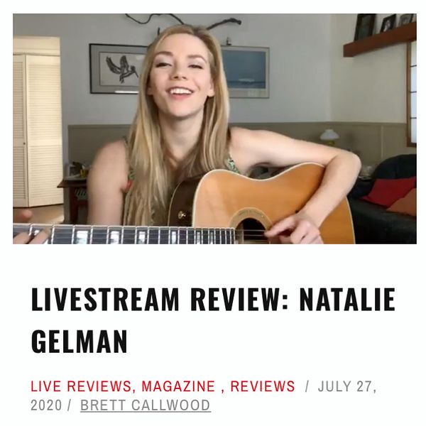 Natalie Gelman - Acoustic-Pop-Folk Singer/Songwriter