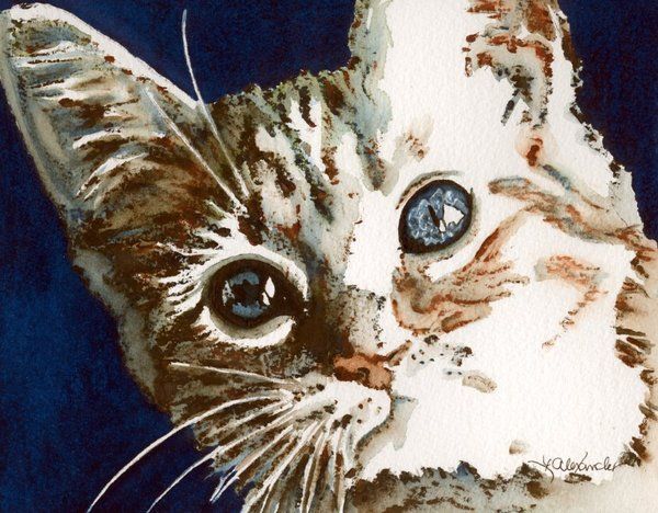 Whimsical Cat Art