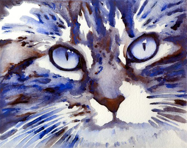 Whimsical Cat Art