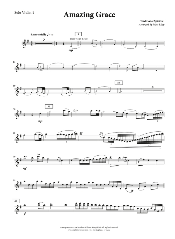 Matt Riley - Amazing Grace